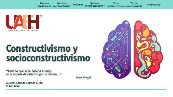 Constructivismo y socioconstructivismo | Genially