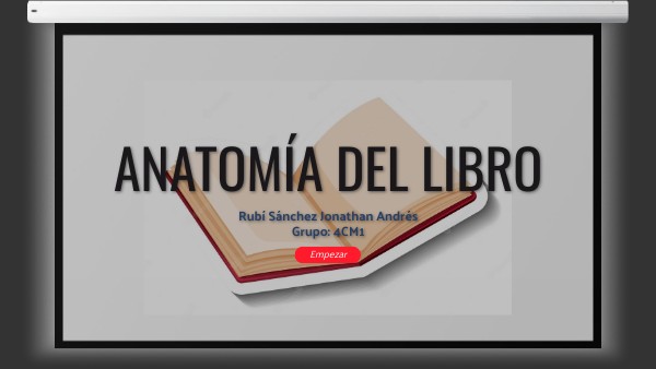 Anatomia del libro