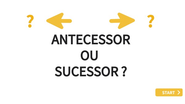 Antecessor ou Sucessor
