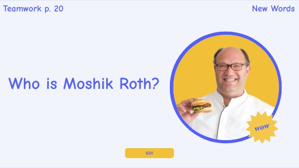 teamwork p. 20 vocab