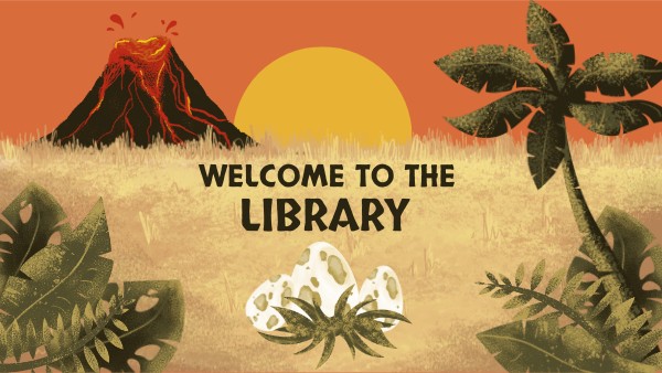 PreK Intro Library Lesson: Dinosaur Book