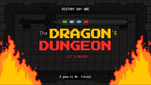 DRAGON DUNGEON FIRST DAY ACTIVITY