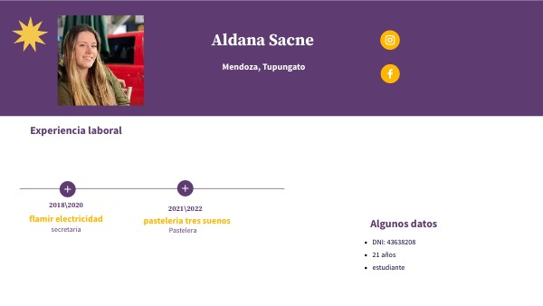 CV GENIAL | Genially