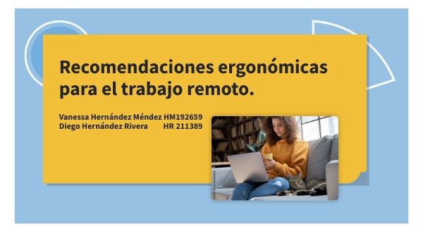 Manual de recomendaciones ergonómicas del trabajo | Genially