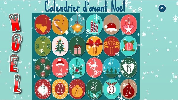 Calendrier d'avant Noël | Genially