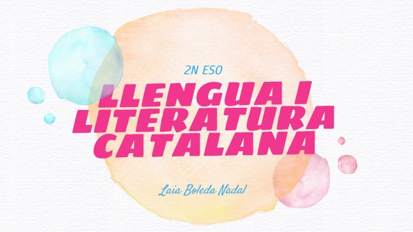 Presentació 1r ESO CAT | Genially