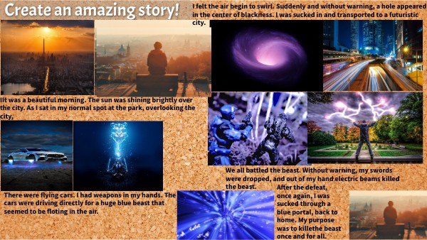 (Juego) Create Amazing Stories, English