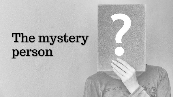 Séquence 1 - The mystery person