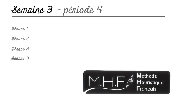 MHF période 4 semaine 3 - CE1-CE2 | Genially