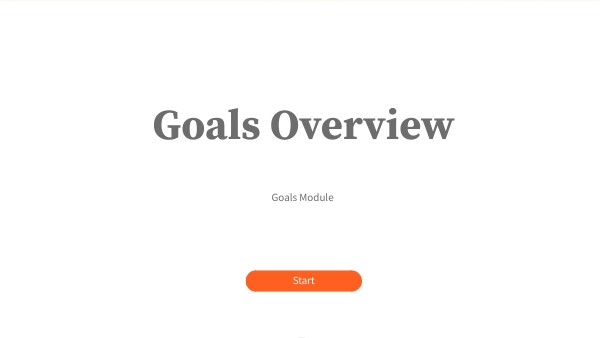 Goals Overview (OLD) | Genially