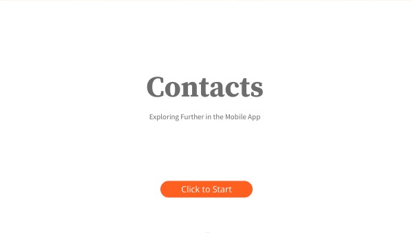 Contacts - Mobile App | Genially