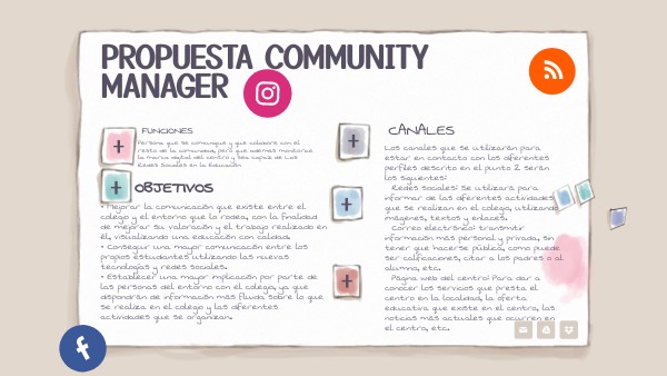 Propuesta community manager | Genially