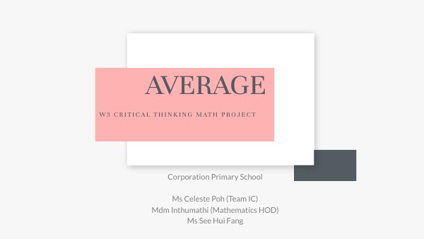 Average (W3 Critical Thinking Project) | Genially