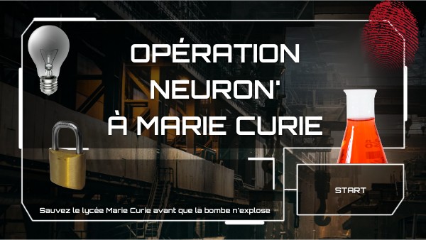 SpéPhys Marie Curie escape game | Genially