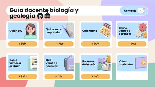 1º BACH GUÍA DOCENTE BIOLOGÍA Y GEOLOGÍA | Genially