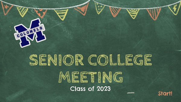 Senior College Meeting: Class of 2023 | Genially