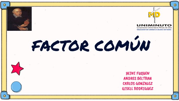factor comun
