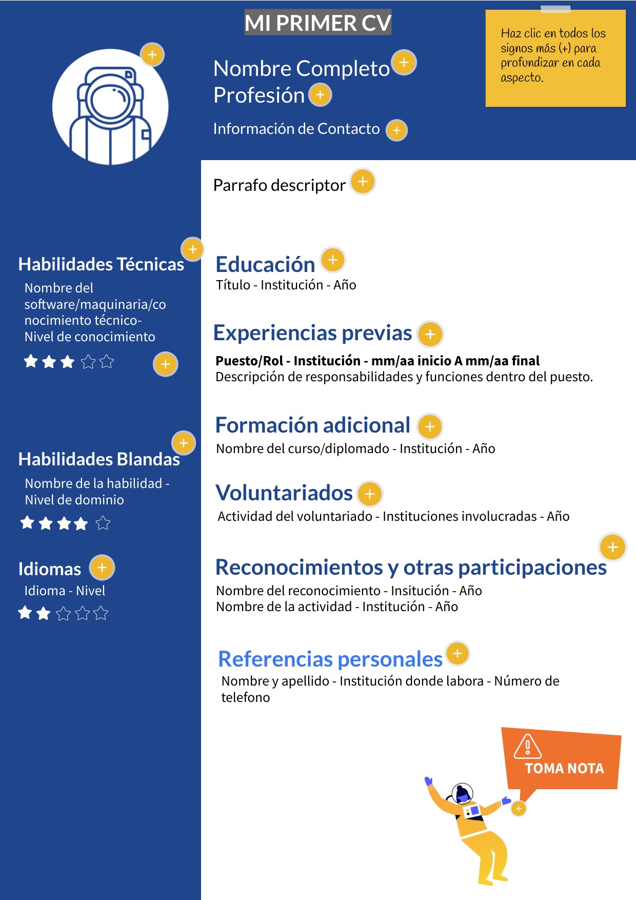 MI PRIMER CV | Genially