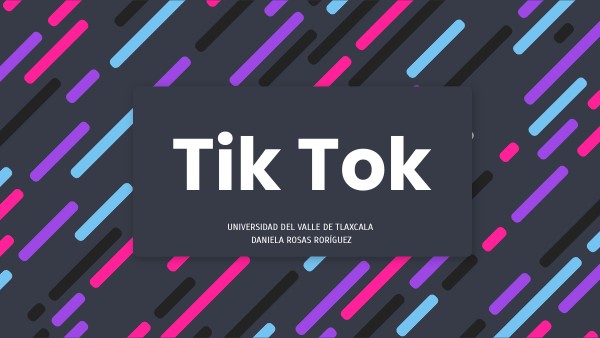 PRESENTACIÓN TIKTOK | Genially