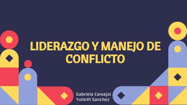 Liderazgo Y Manejo De Conflicto Genially 0893