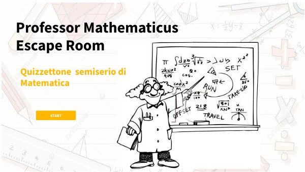 Professor Mathematicus ESCAPE ROOM