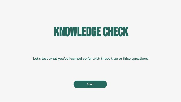 Beauty - Lesson 4 knowledge check