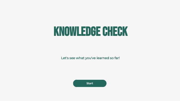 Beauty - Lesson 2 knowledge check | Genially