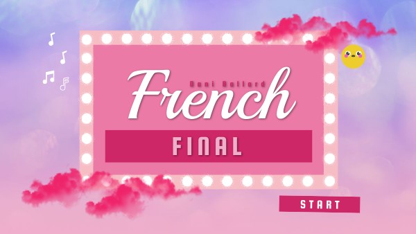 FRENCH FINAL PROJECT