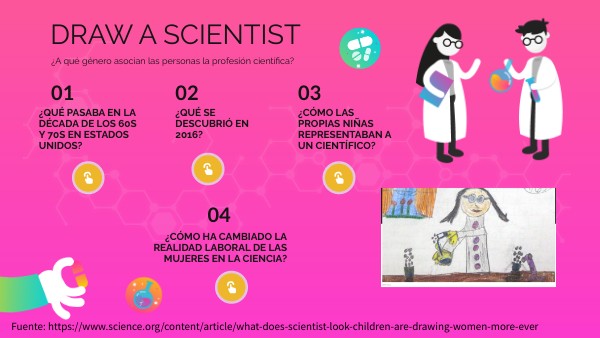 Draw a scientist