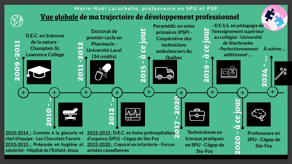 Trajectoire de développement professionnel | Genially