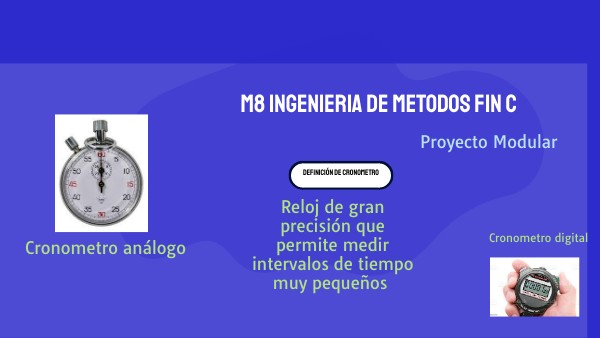 Proyecto Modular Ingeniería de Métodos | Genially