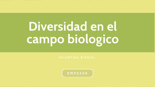 PROYECTO BIO | Genially