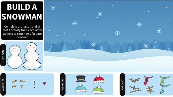 Build a Snowman | Genially