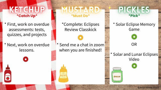 Ketchup Mustard Pickles Template