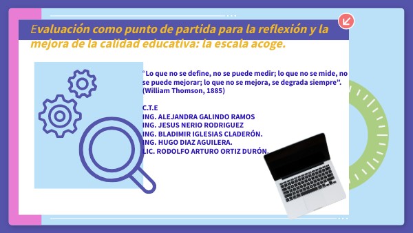 CAPITULO 9. EVALUACIÓN. | Genially