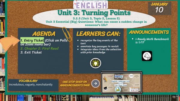 Chapter 2: First Read | Genially