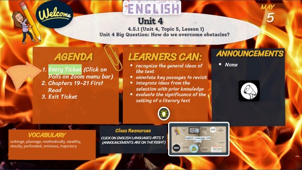 4.5.1 Chapters 19-21 First Read