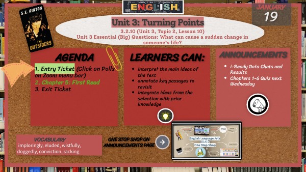 Chapters 5 and 6: First Read | Genially