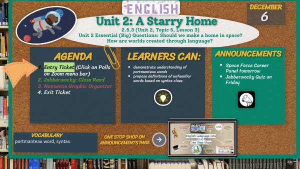 2.5.3 Jabberwocky: Close Read | Genially