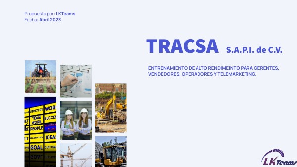Propuesta TRACSA | Genially