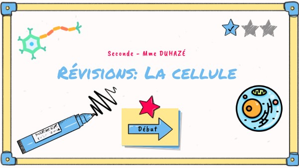 Quizz cellules | Genially