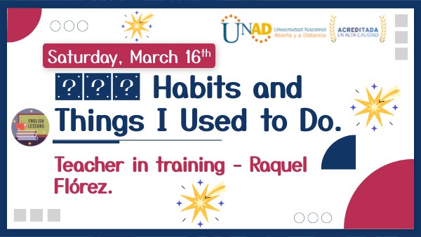 Habits and Things I used to