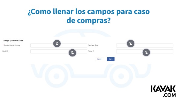 Llenado de caso compras | Genially