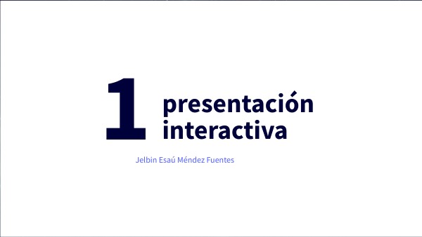presentación interactiva | Genially