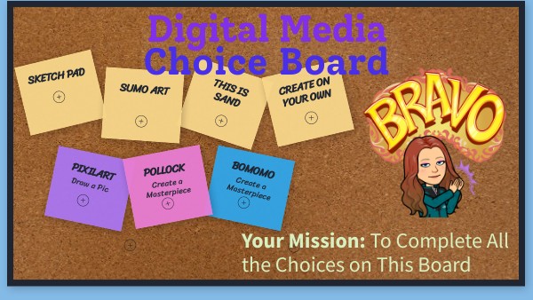 S2 - CORKBOARD Choice Board