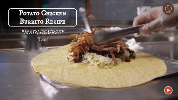 Interactive recipe | Genially