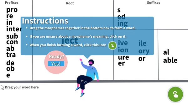 Interactive Morpheme Matrix | Genially