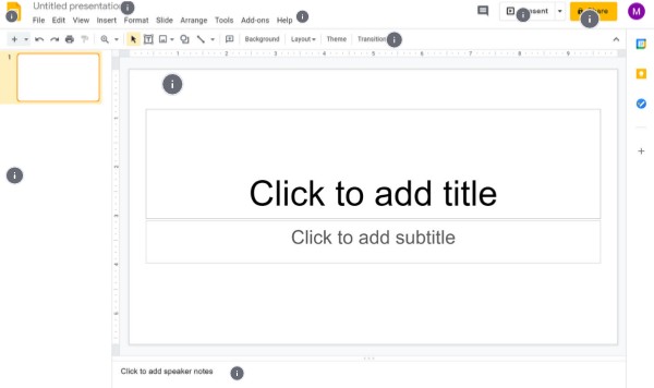 Google Slides Interface | Genially