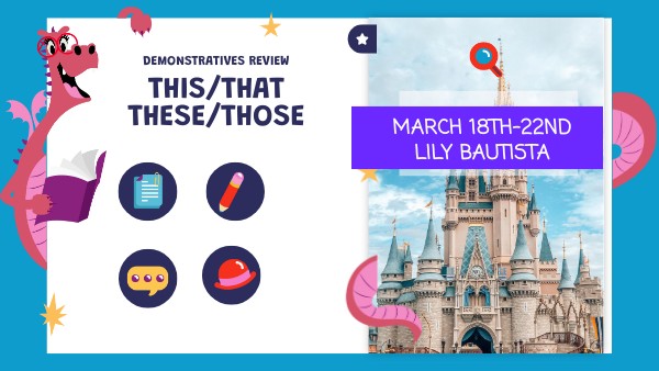 DEMONSTRATIVES REVIEW | Genially