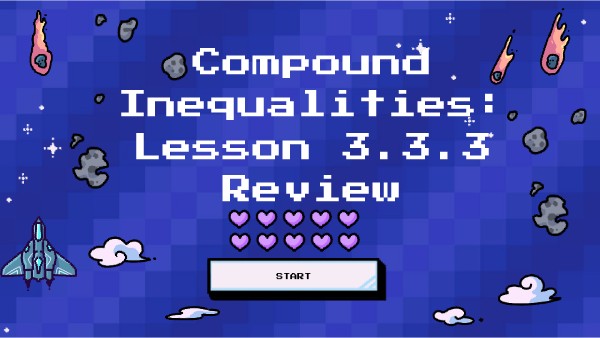 Compound Inequalities Extra Practice